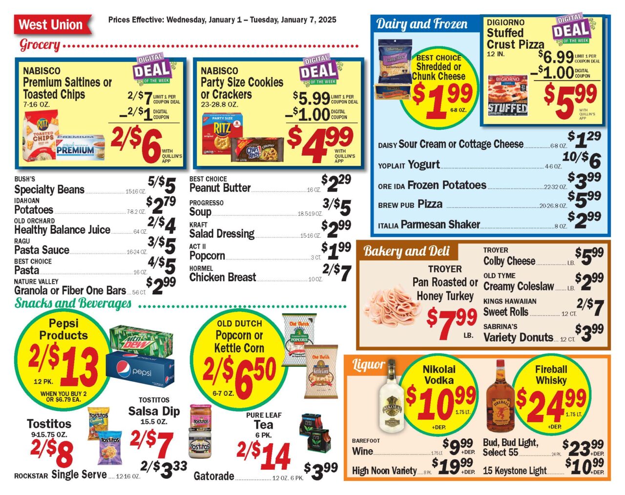 West Union, Iowa Grocery Store | Quillin's Quality Foods