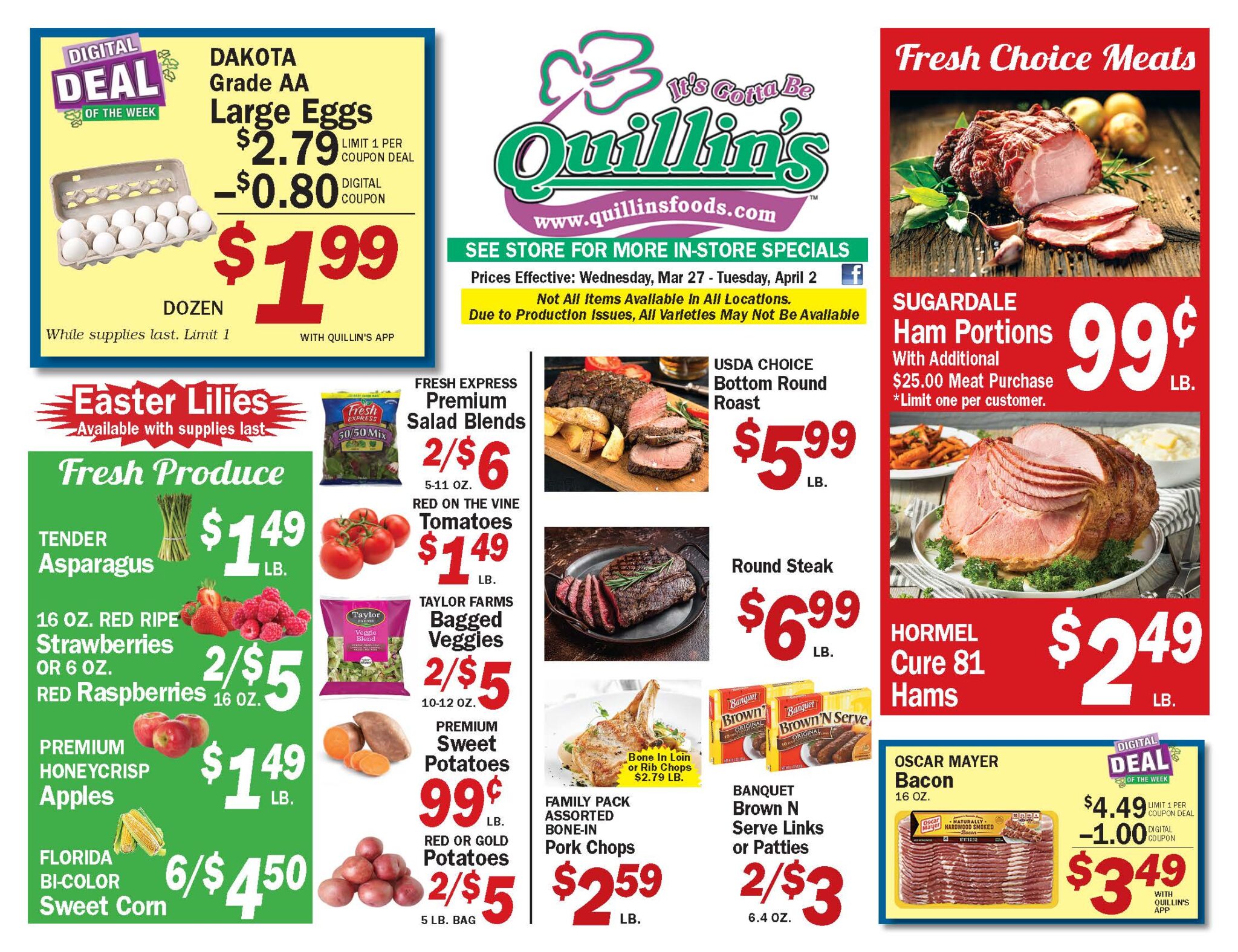 Current Ads | Quillin's Quality Foods Updated Weekly Flyer