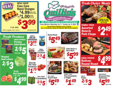 Quillin's Quality Foods | Quillin's 9 Convenient Locations